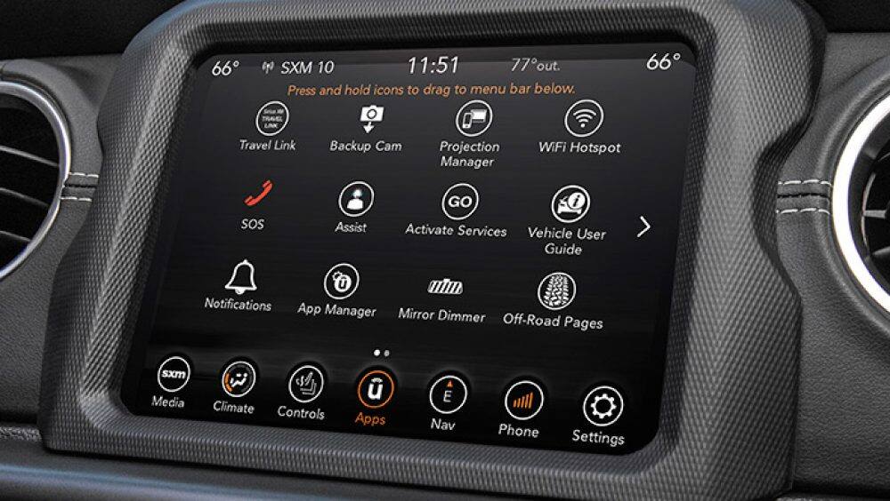 Jeep® Gladiator 2023 Tecnología: Uconnect®, Carplay y más