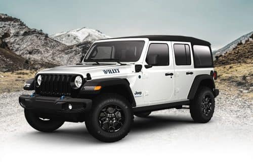 Jeep® Willys | el legendario Willys Jeep Wrangler y Gladiator