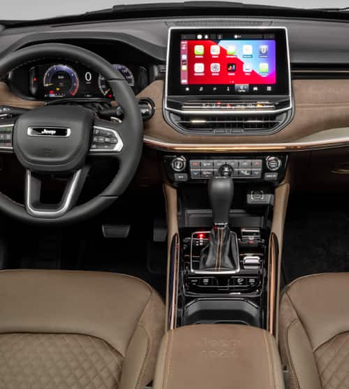 Jeep® Commander Interior | Añade tranquilidad a tu aventura