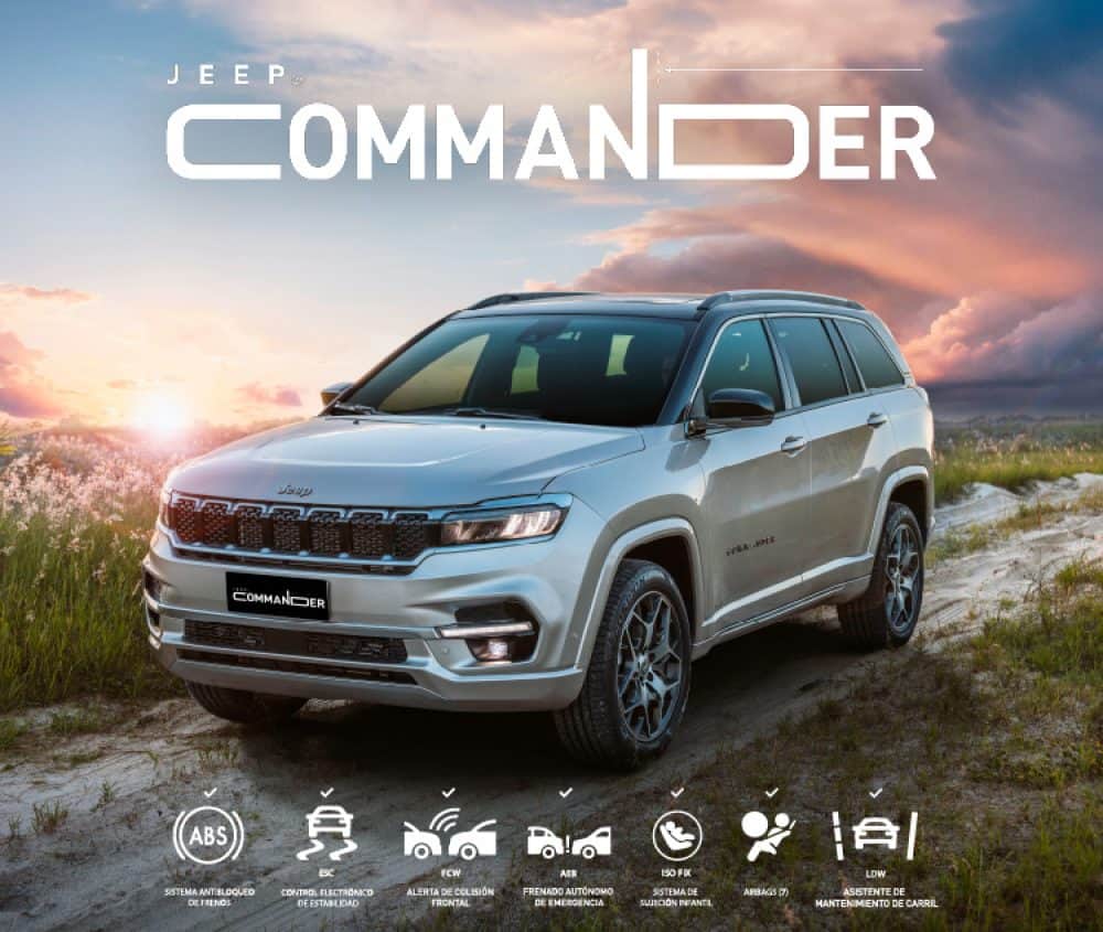 Jeep® Commander | Capacidad y aventura con ADN OFF ROAD