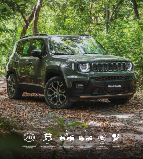 Jeep® Renegade | El SUV urbano que te lleva a la aventura