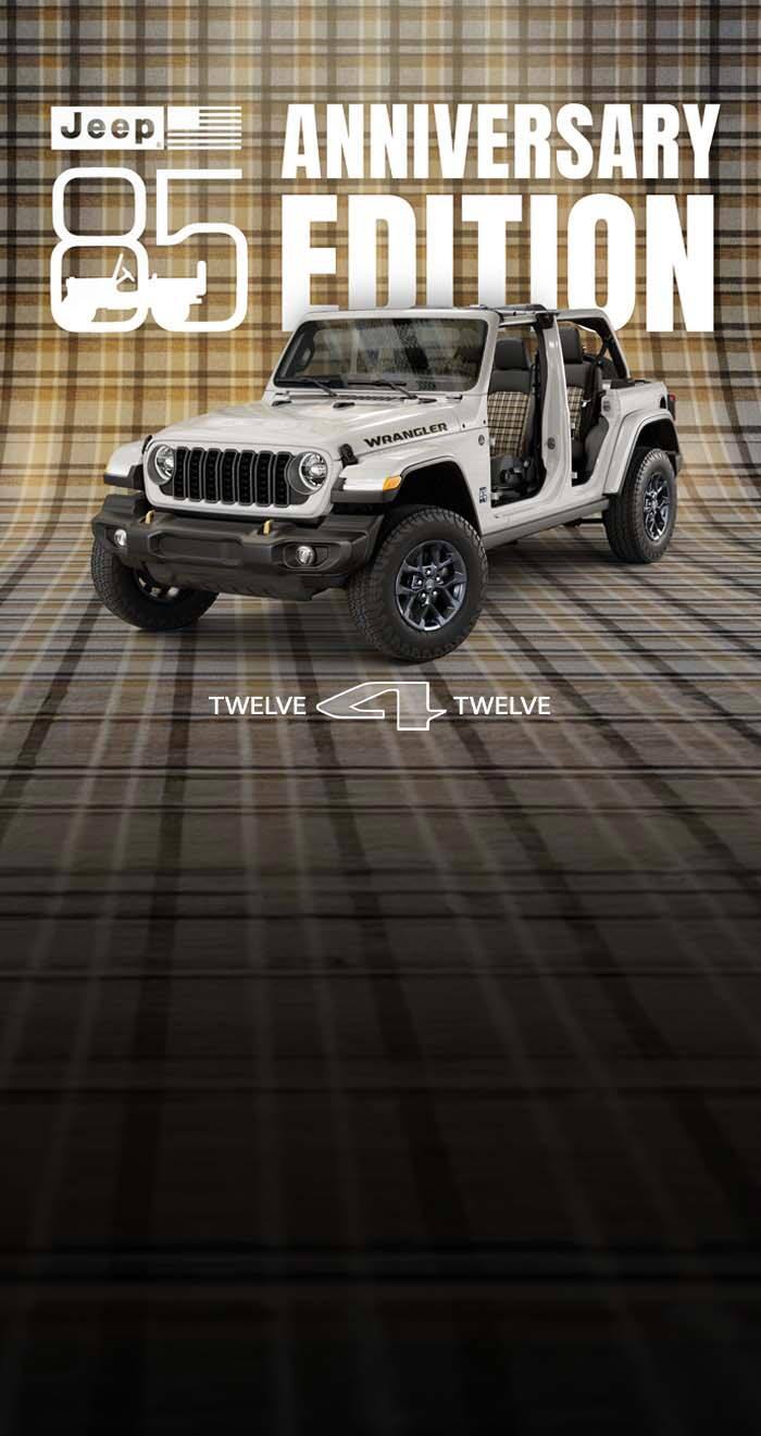 Jeep® Limited Edition Twelve4Twelve Vehicles: New Wranglers Every Month